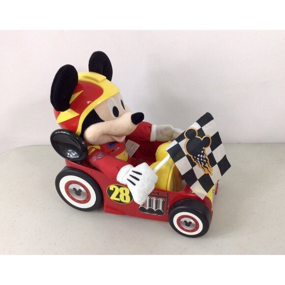 Disney | Toys | Disney Nascar Mickey Mouse Animated Musical Car | Poshmark